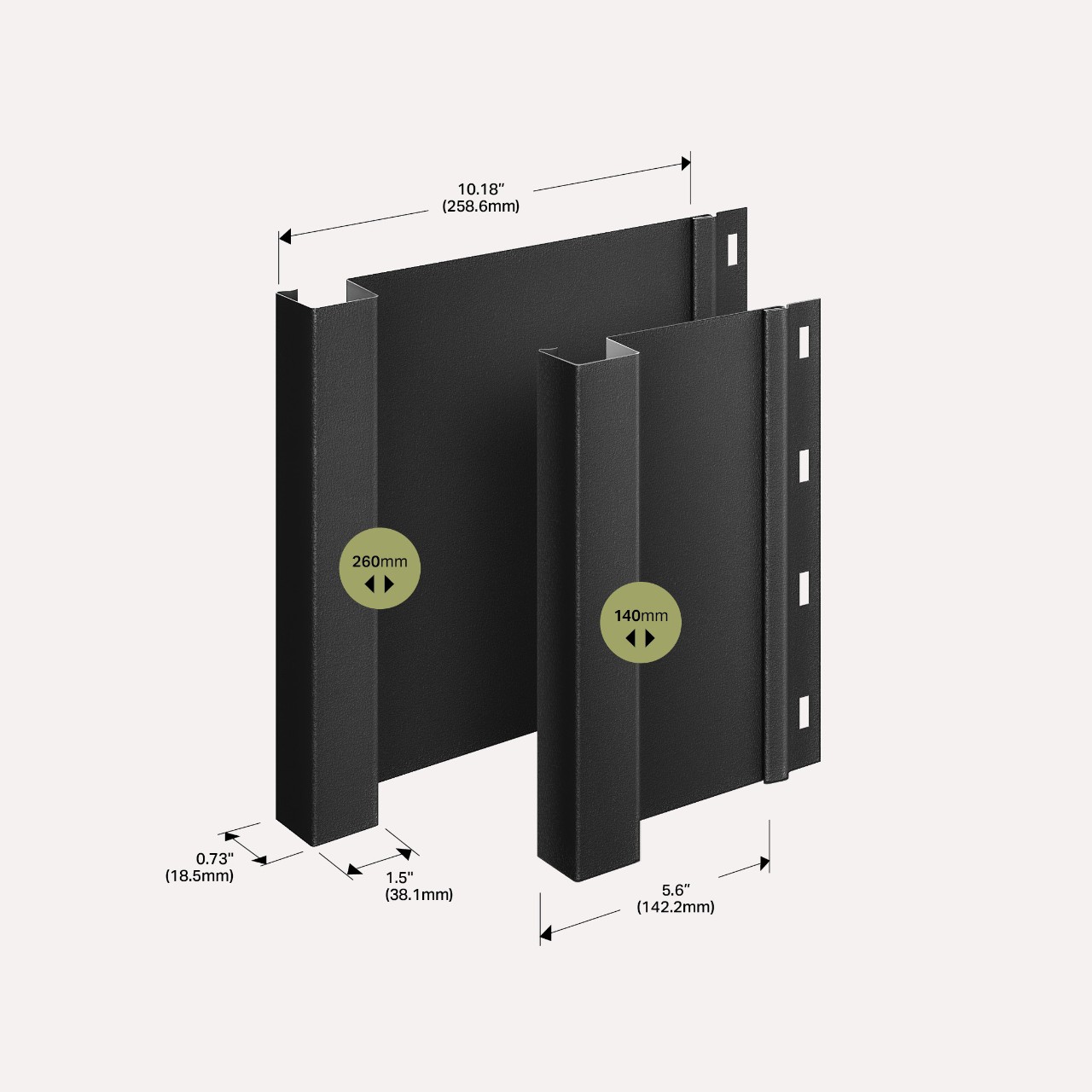 Bellara – série Vertical à baguette